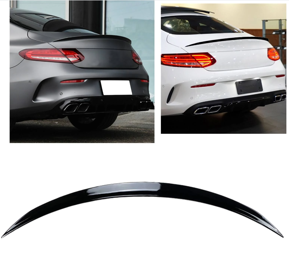 ABS Glossy Black Rear Spoiler fit for Mercedes-Benz E-Class【C238 Coupe – MJ Mods