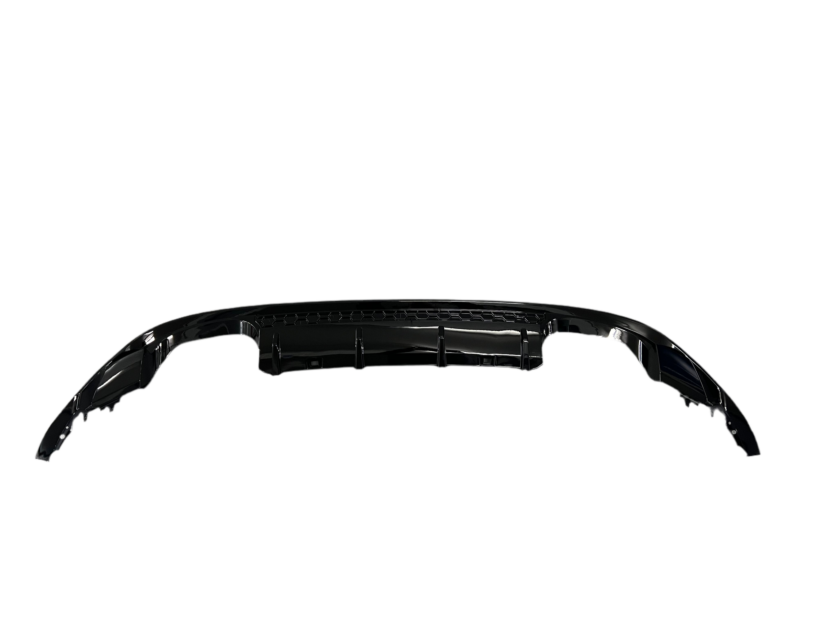 VW Golf R Mark 7.5 Gloss Black Rear Diffuser Factory Style — MJ Mods