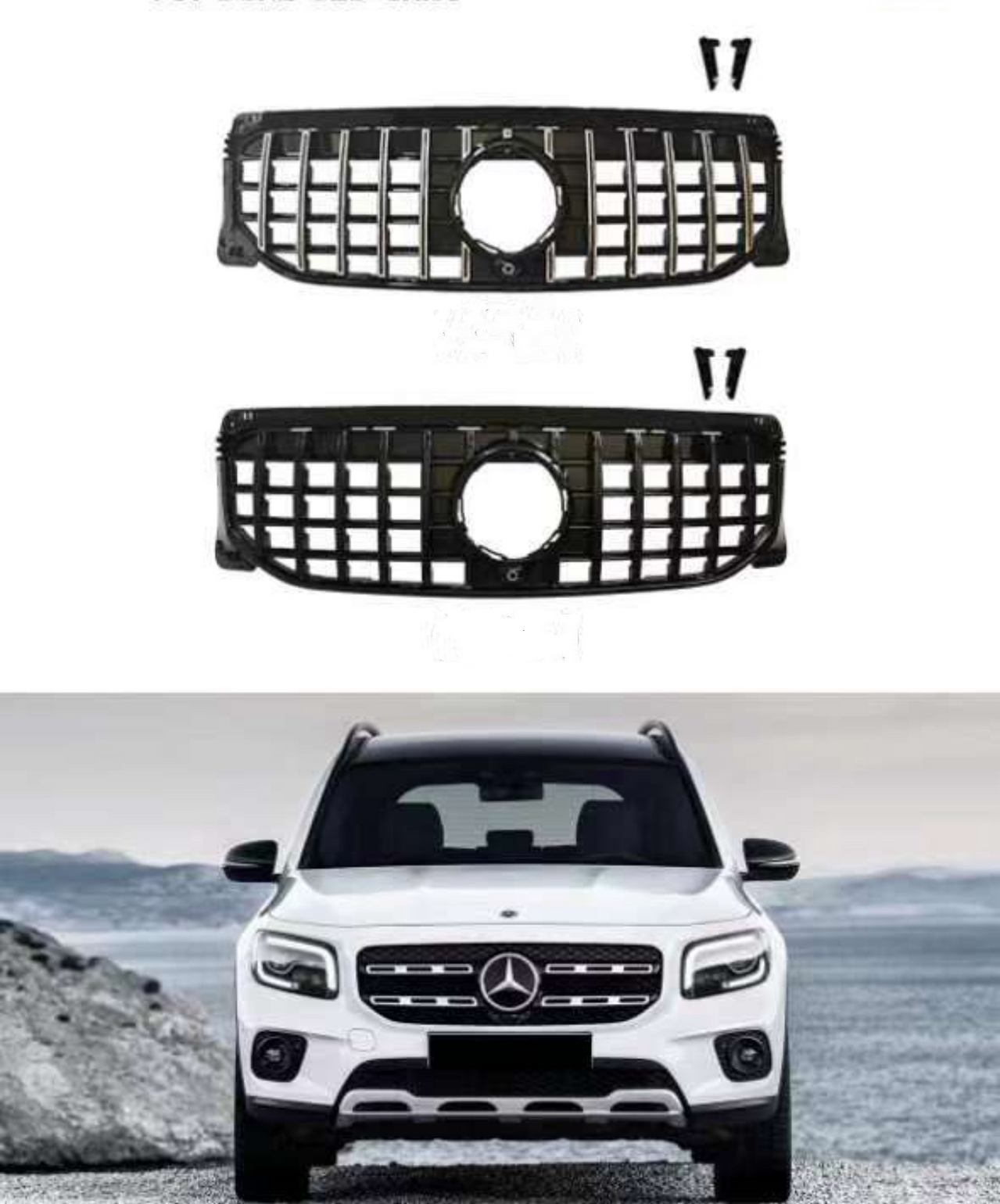 ABS Front Grille For Mercedes-Benz GLB Class【X247 GLB/200/220/250/35 ...