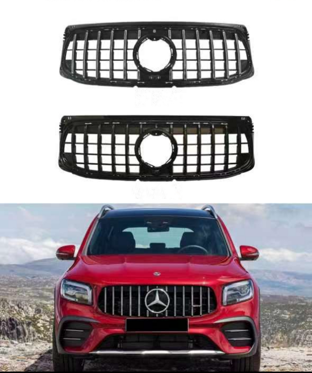 ABS Front Grille For Mercedes-Benz GLB Class【X247 GLB/200/220/250/35 ...