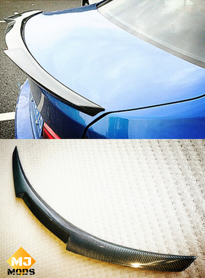 Carbon Fibre Rear Boot Lip Spoiler For BMW 3 Series E90 335i 330i 328i ...