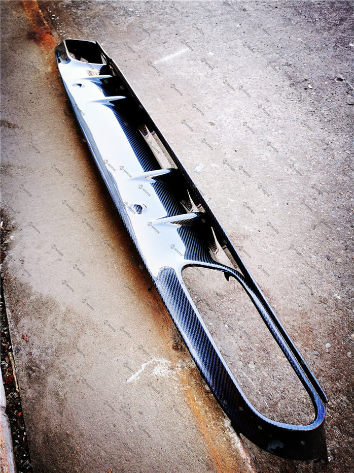 Carbon Fibre Rear Diffuser For MERCEDES BENZ【C205/A205】【C200/220/250/3 ...