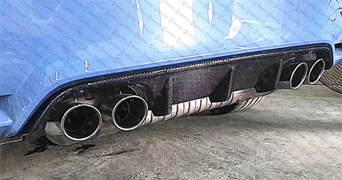 For BMW F80 M3 & F82 F83 M4 Carbon Fibre Rear Bumper Diffuser MP Style ...