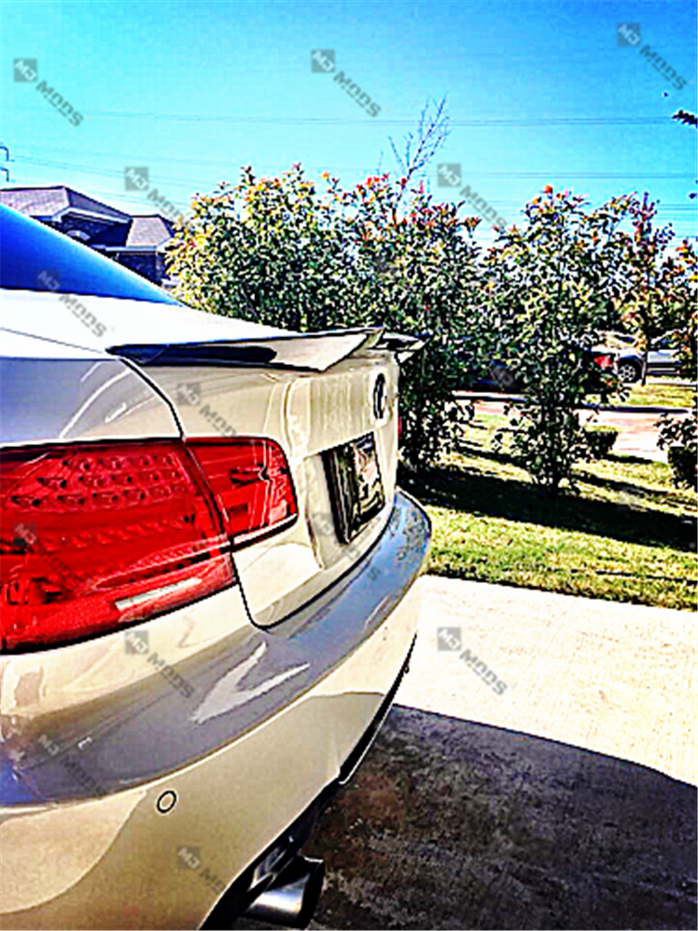 M4 Style Carbon Fibre Rear Boot Trunk Spoiler for BMW 3 Series E92 ...