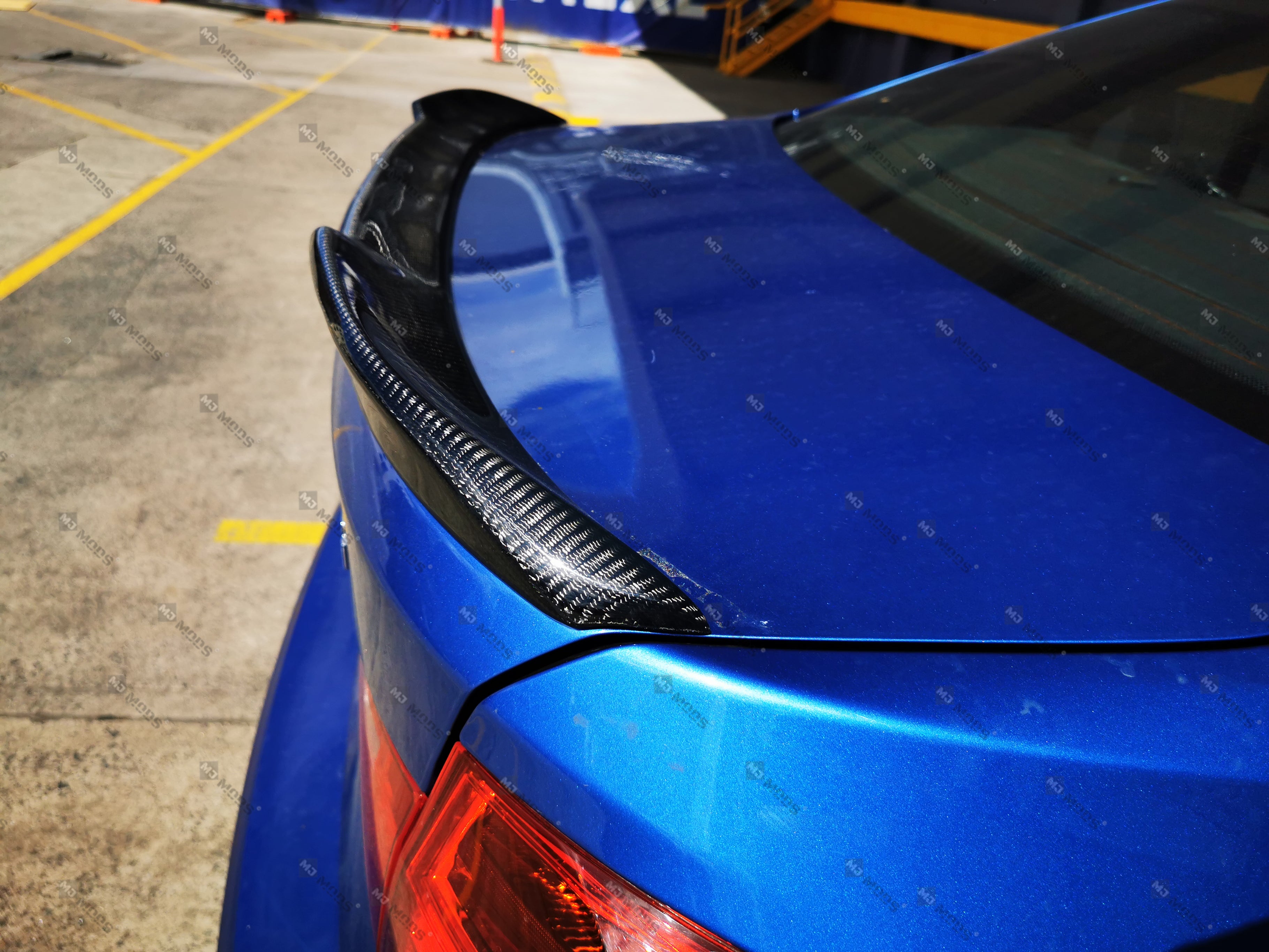 Carbon Fibre Rear Boot Spoiler for BMW F30 F80 M3 320i/320d/328i/330i ...