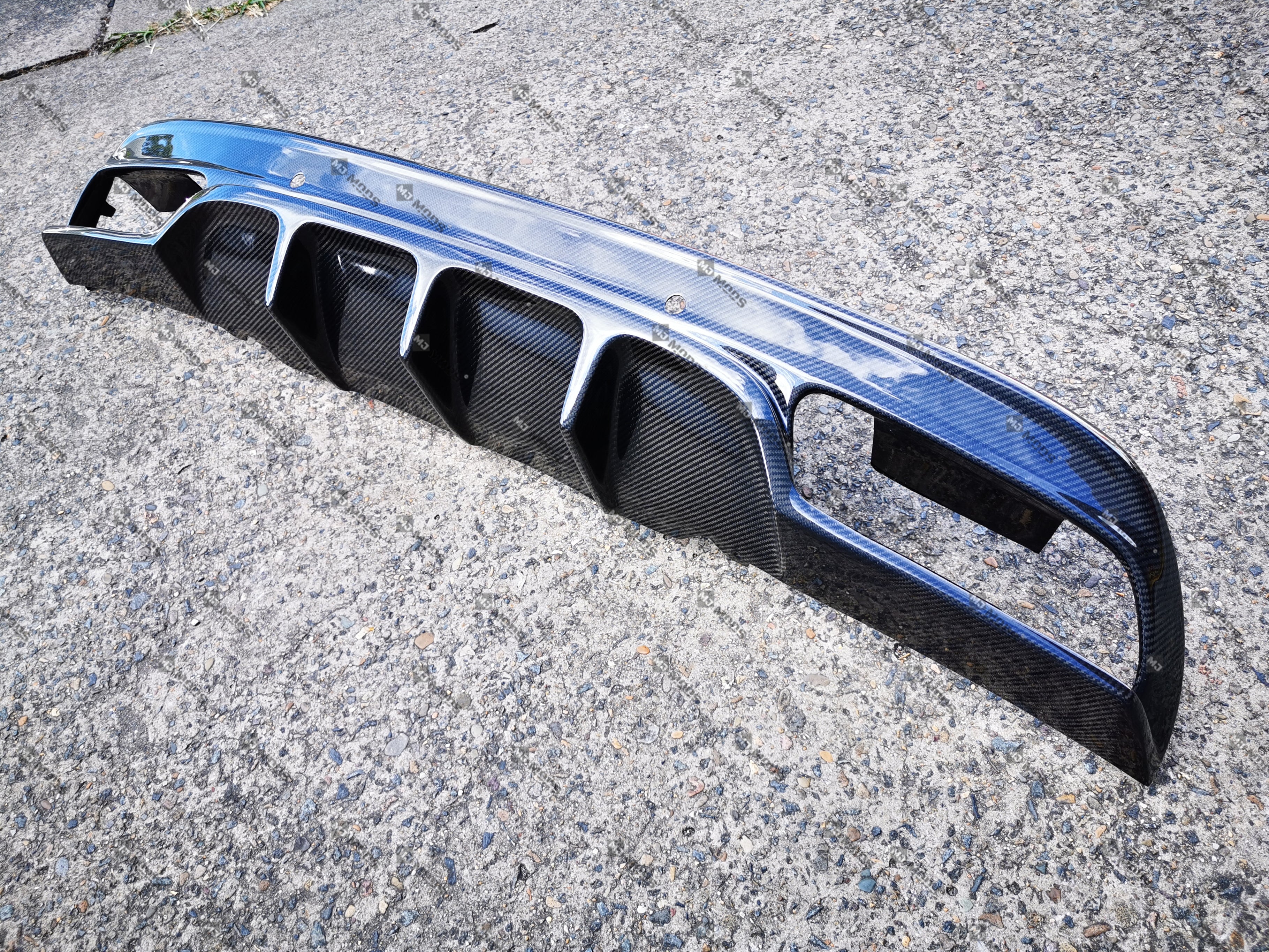 Carbon Fibre Rear Diffuser For MERCEDES BENZ【W205/S205】【C200/220/250/3 ...