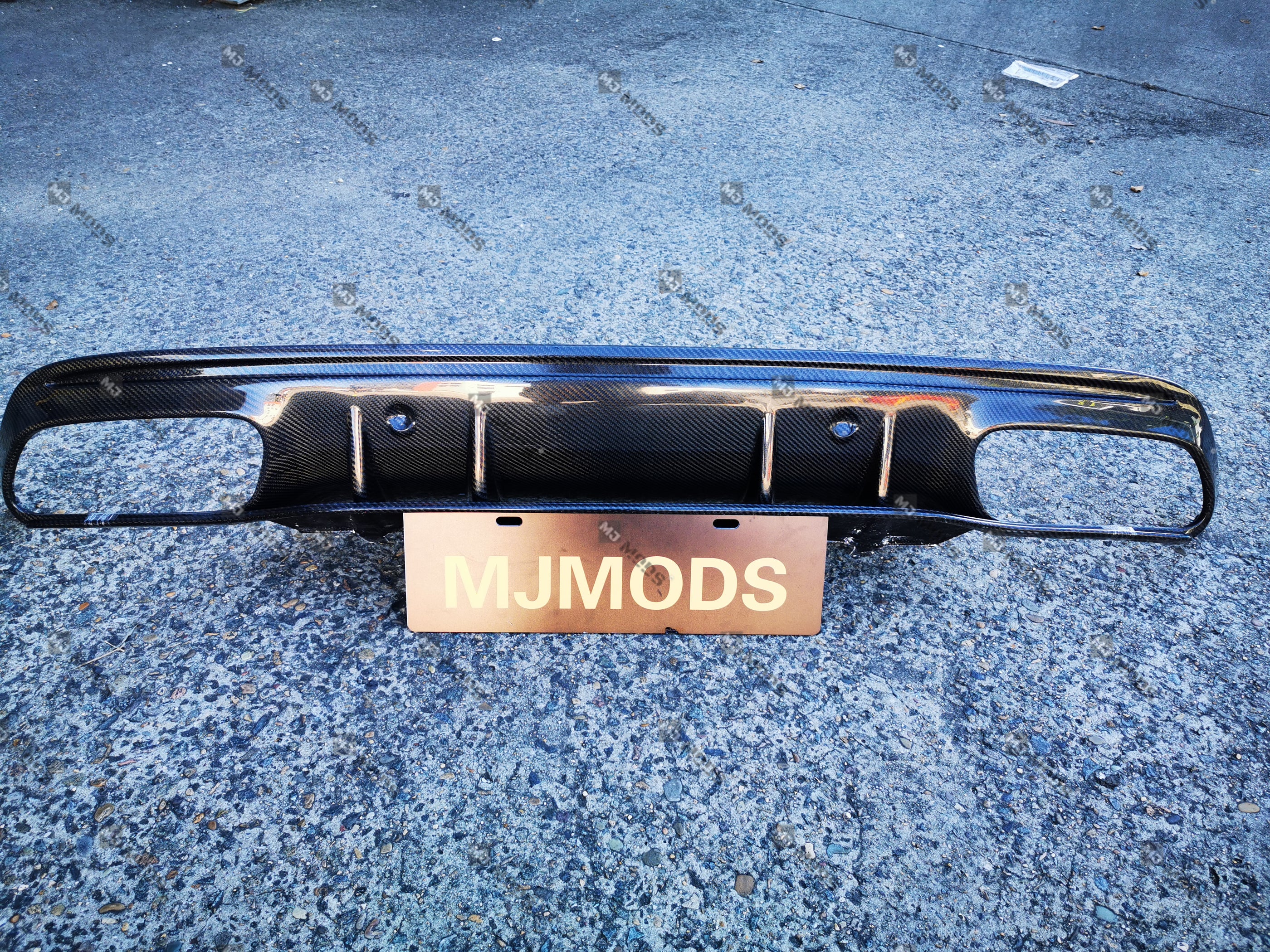 Carbon Fibre Rear Diffuser For MERCEDES BENZ【 W205/S205】【C200/220/250 ...