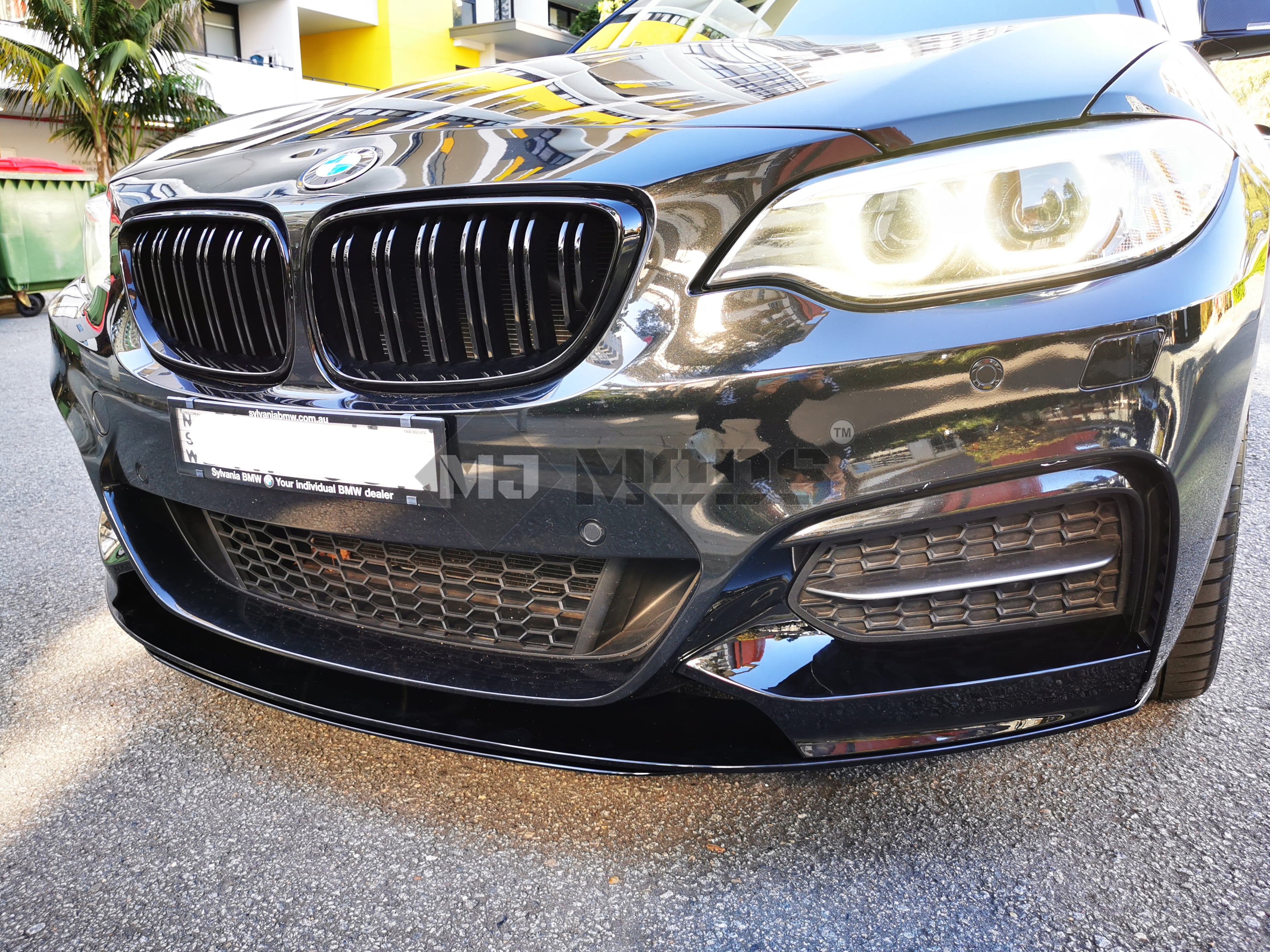 ABS Glossy Black Front Lip for BMW【F22/F23 M240/M235 230/228/225/220 M ...