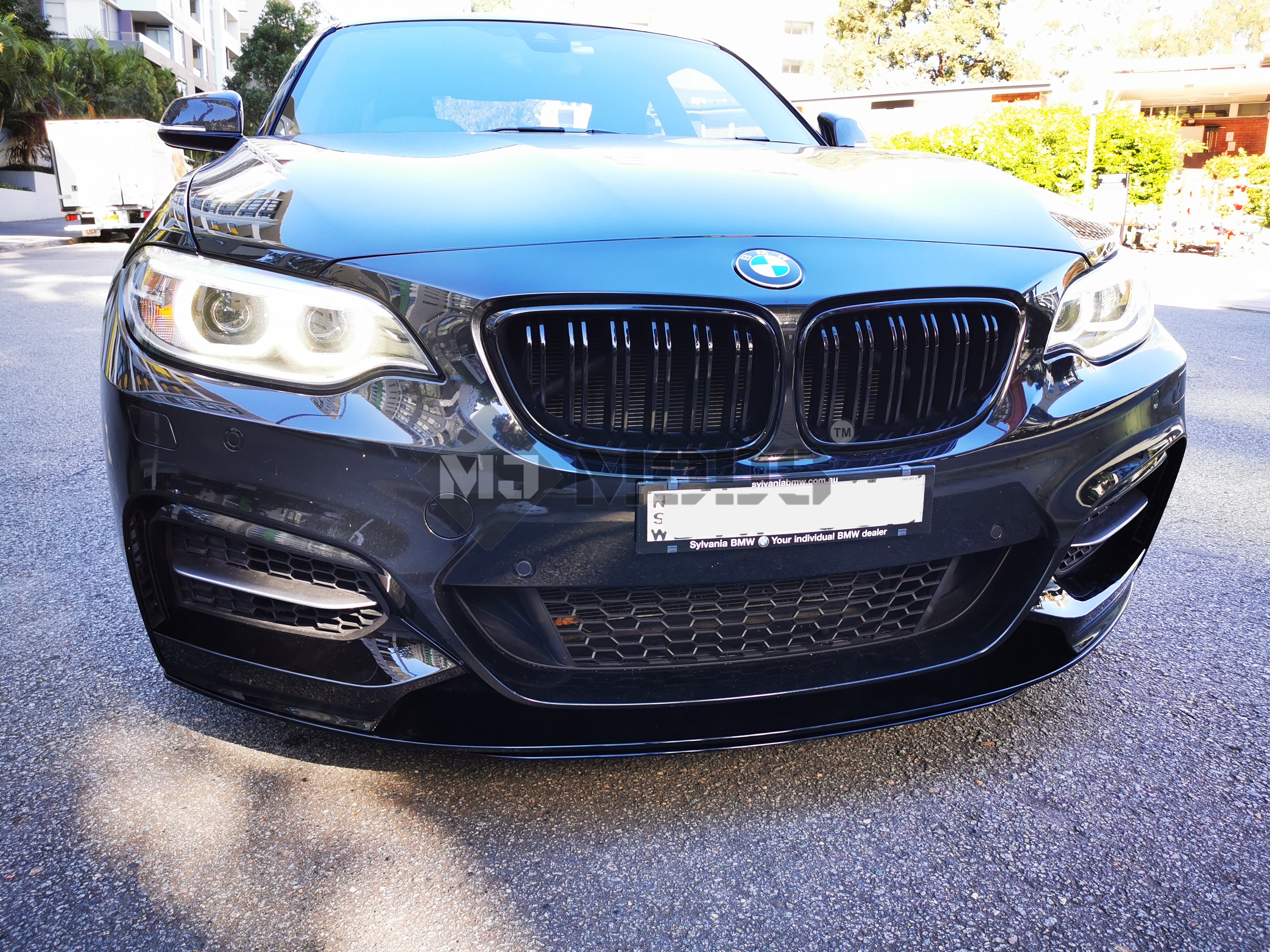 ABS Glossy Black Front Lip for BMW【F22/F23 M240/M235 230/228/225/220 M ...