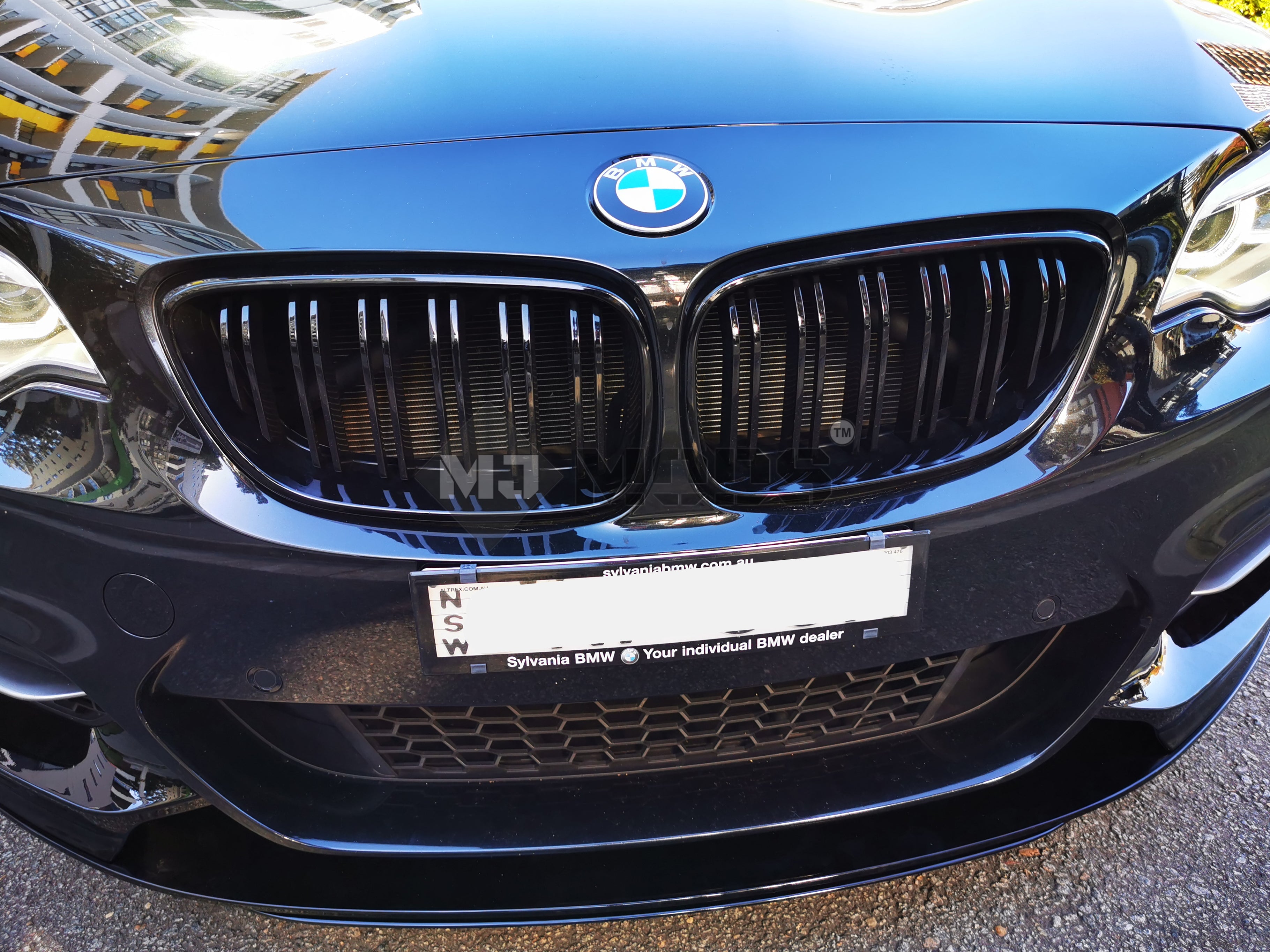 ABS Glossy Black Front Lip for BMW【F22/F23 M240/M235 230/228/225/220 M ...