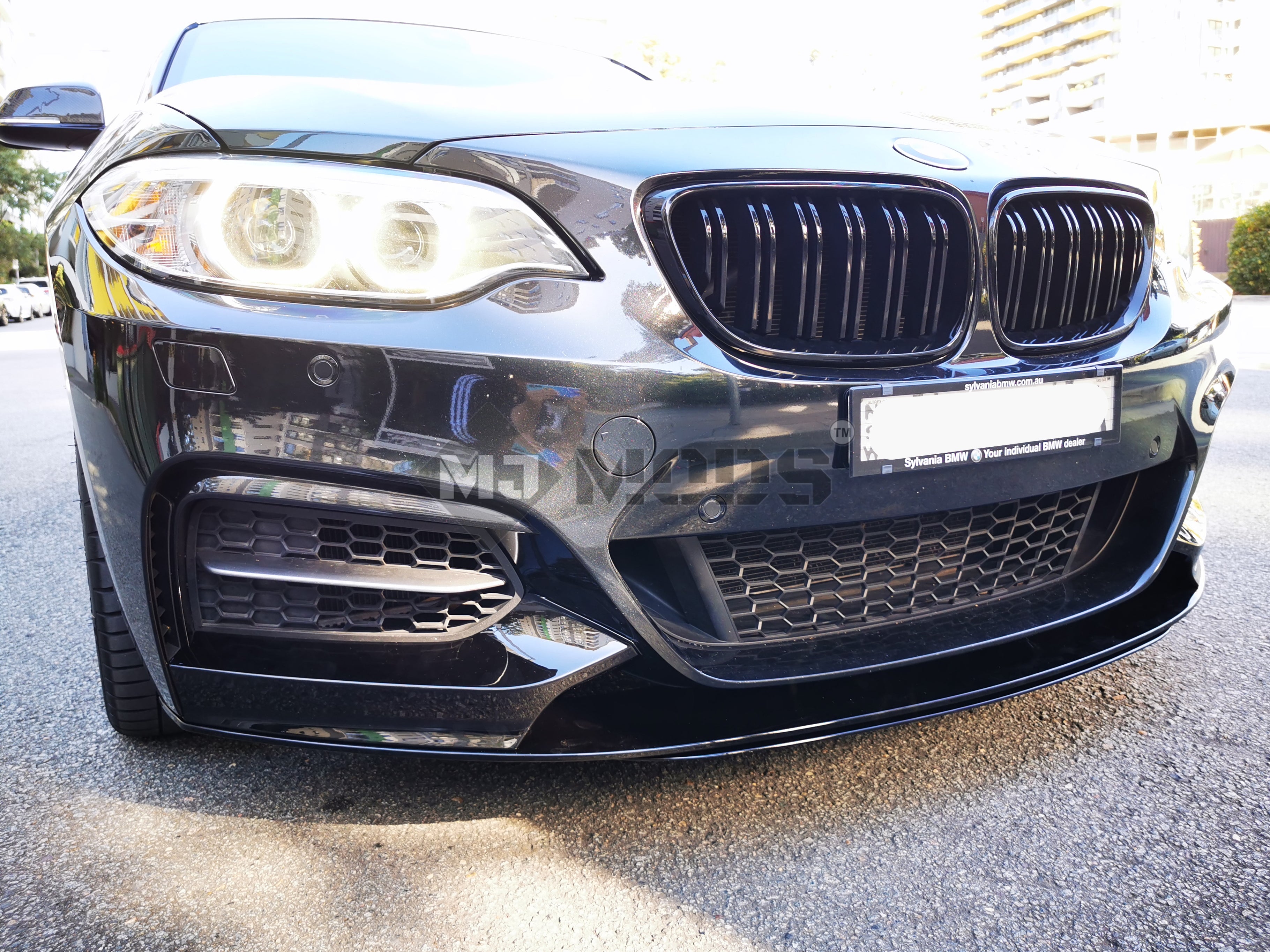 ABS Glossy Black Front Lip for BMW【F22/F23 M240/M235 230/228/225/220 M ...