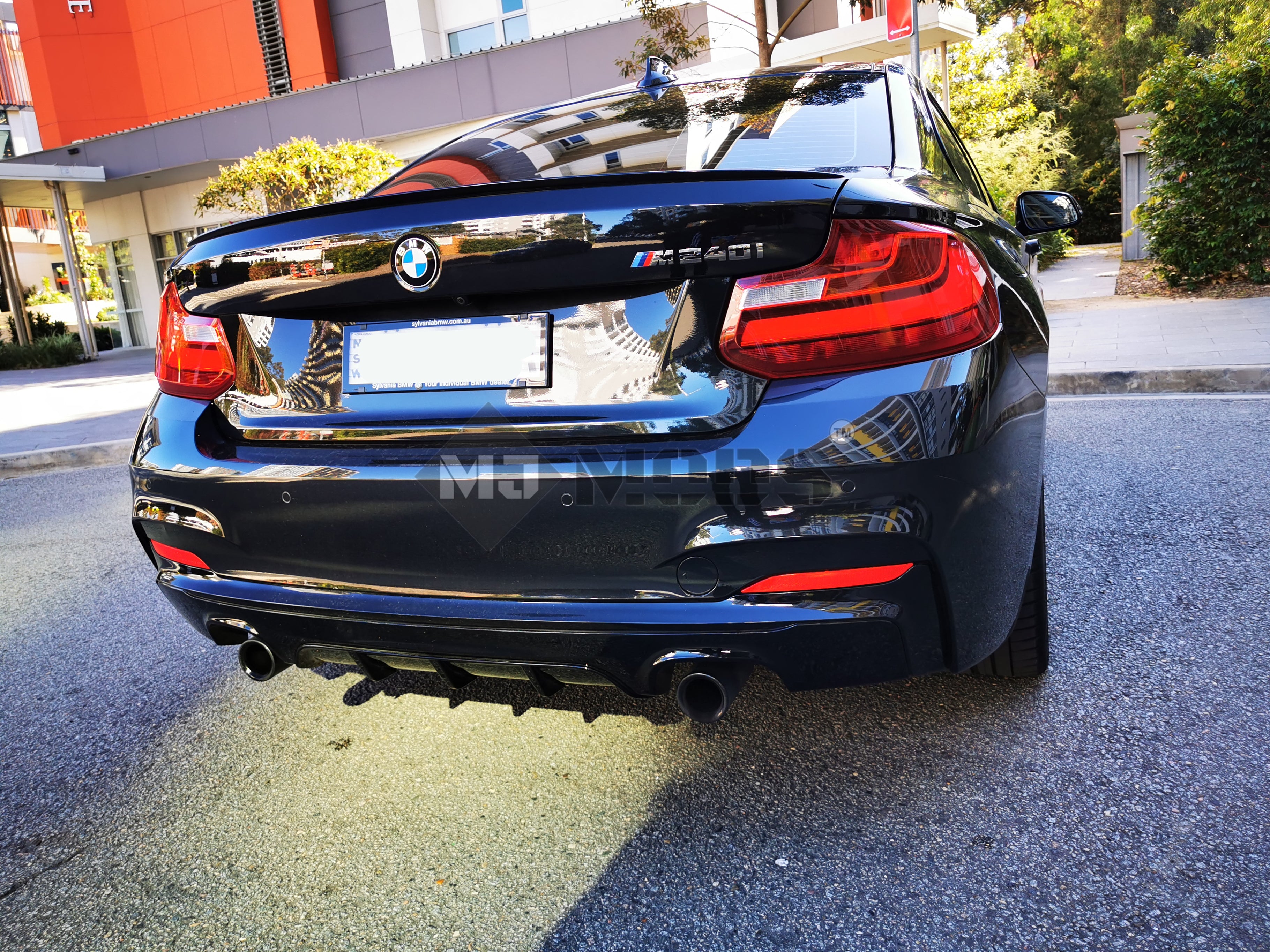 Gloss Black Rear Bumper Diffuser For BMW M240i M235i 230i 228i 225i ...