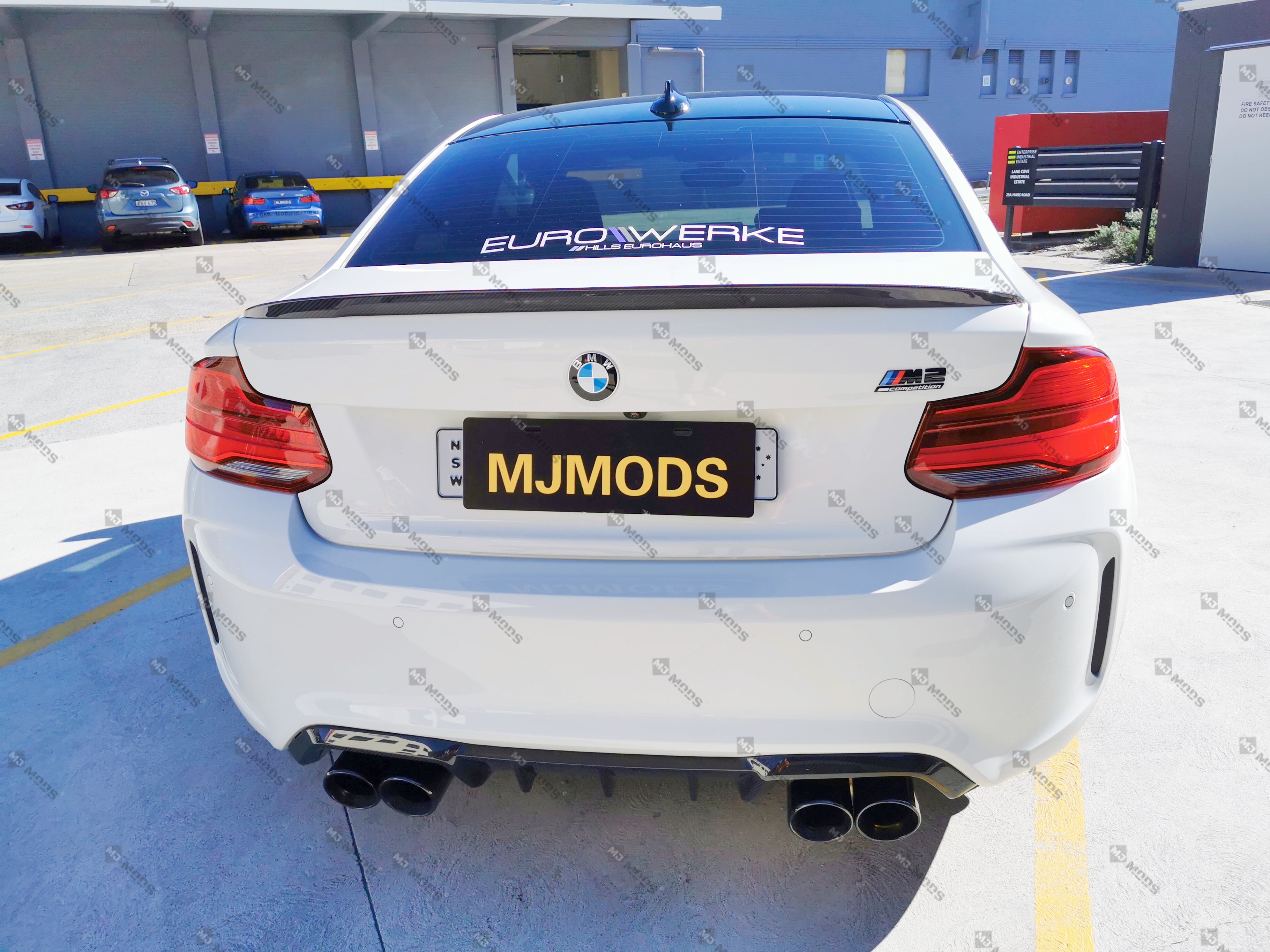 M Performance OEM Style Rear Diffuser for BMW F87 M2 Competition — MJ Mods