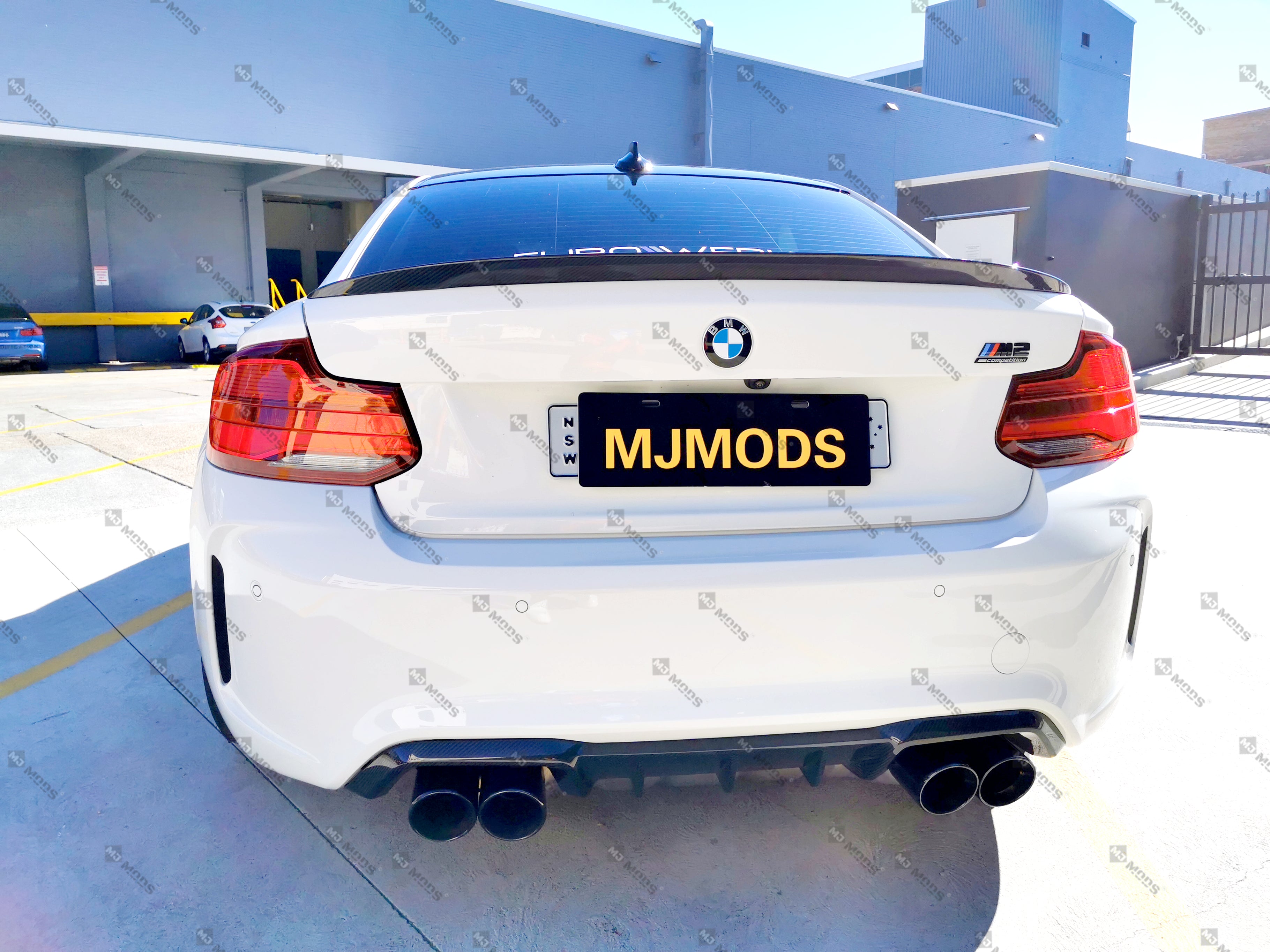 M Performance OEM Style Rear Diffuser for BMW F87 M2 Competition — MJ Mods