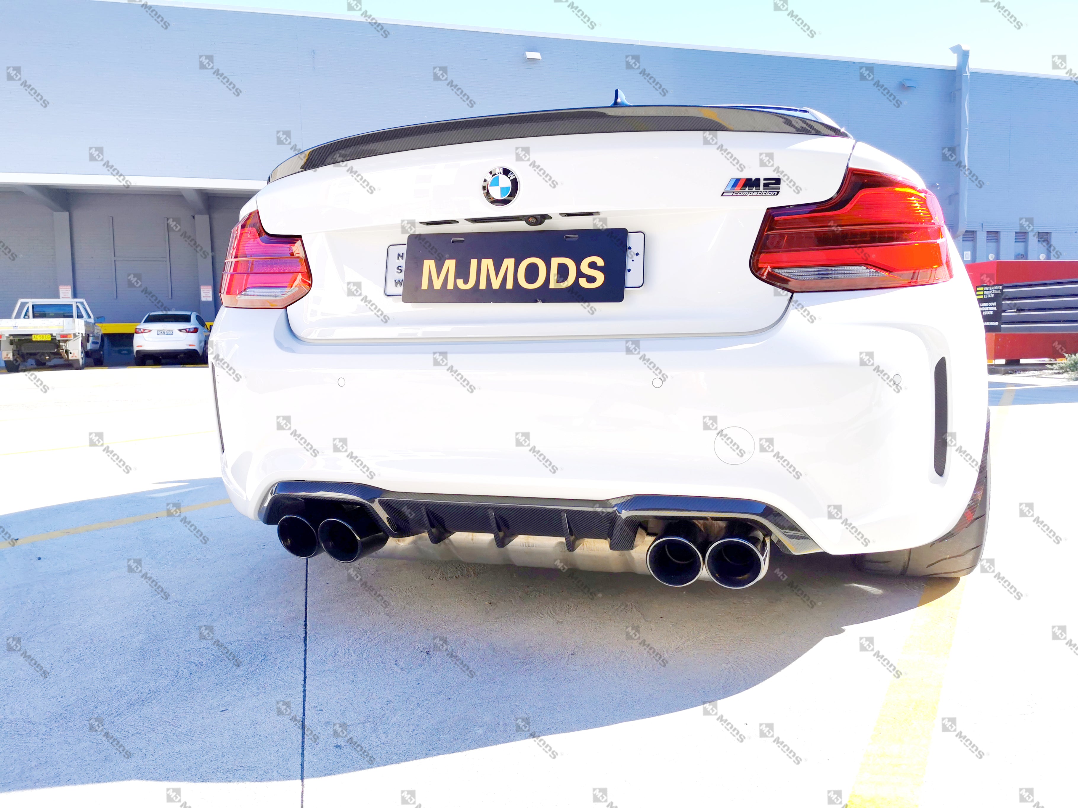 M Performance OEM Style Rear Diffuser for BMW F87 M2 Competition — MJ Mods