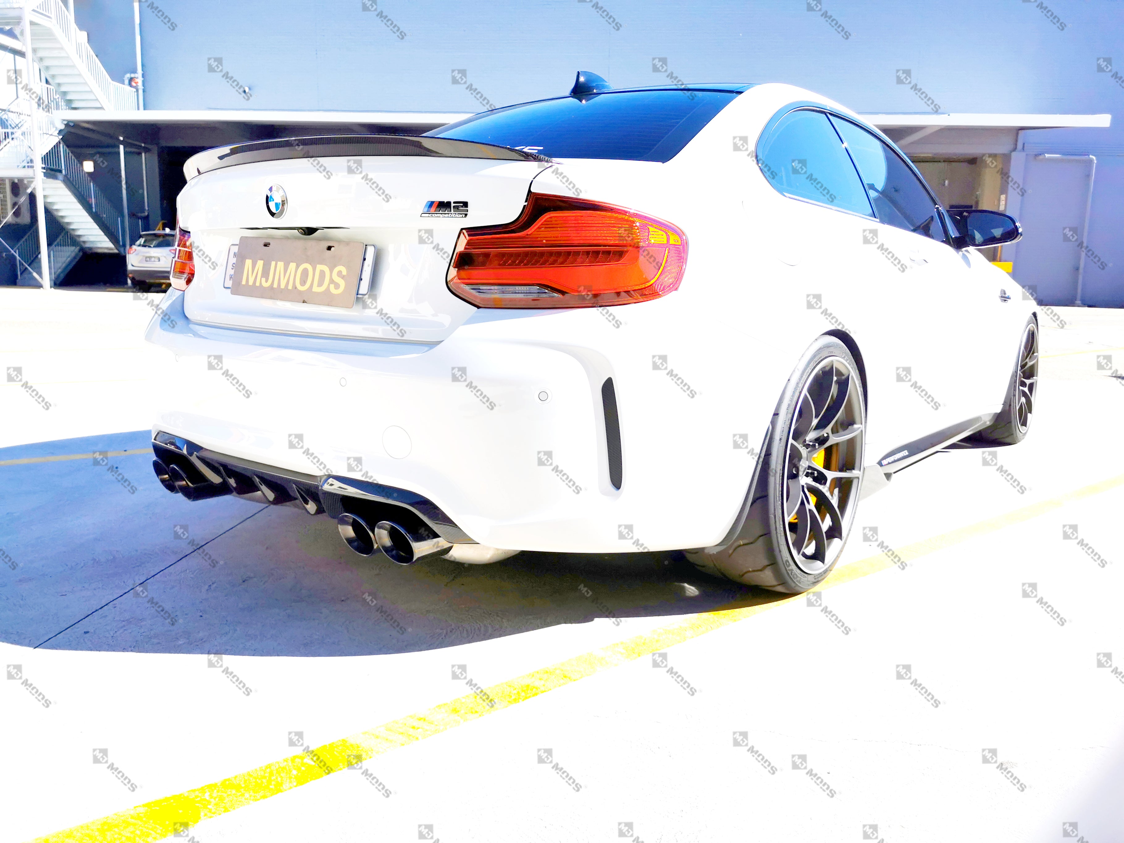 M Performance OEM Style Rear Diffuser for BMW F87 M2 Competition — MJ Mods