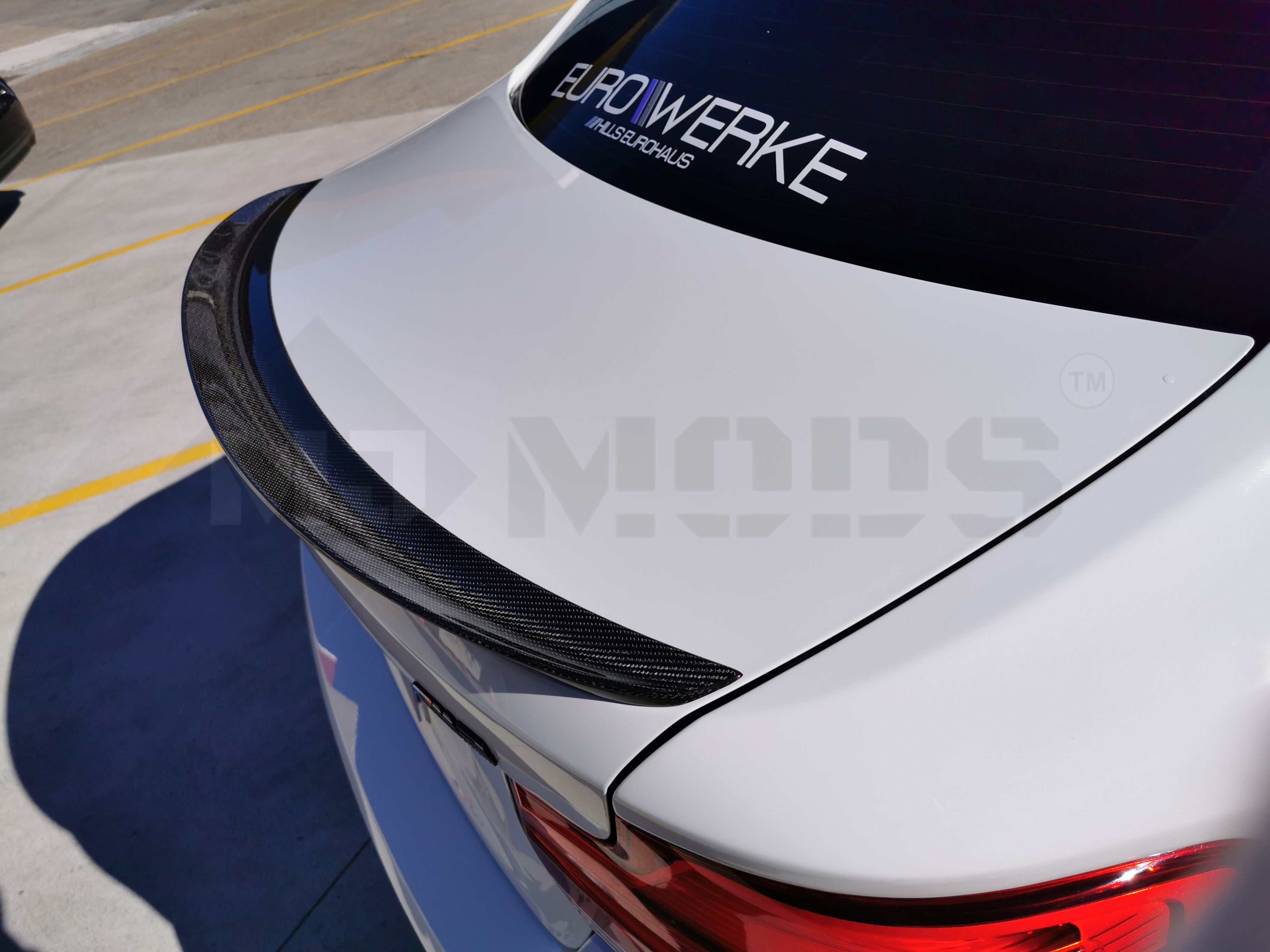 Carbon Fibre Trunk Boot Lip Spoiler For BMW F87 M2 F22 m235i m240i 228i ...