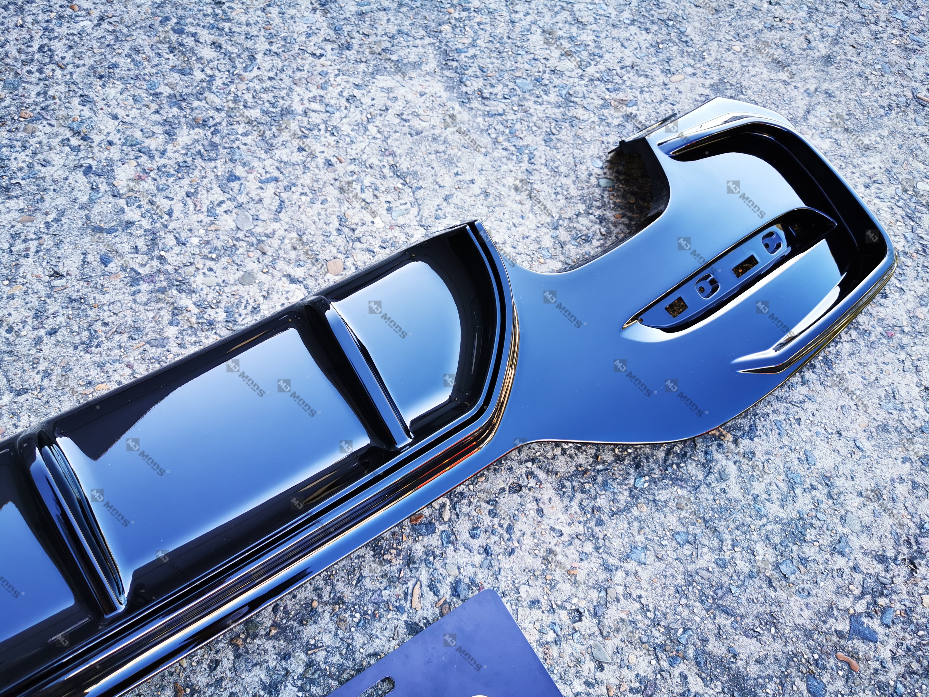 ABS Glossy Black Rear Bumper Diffuser for BMW 1 Series【F20 128i 125i 1 ...