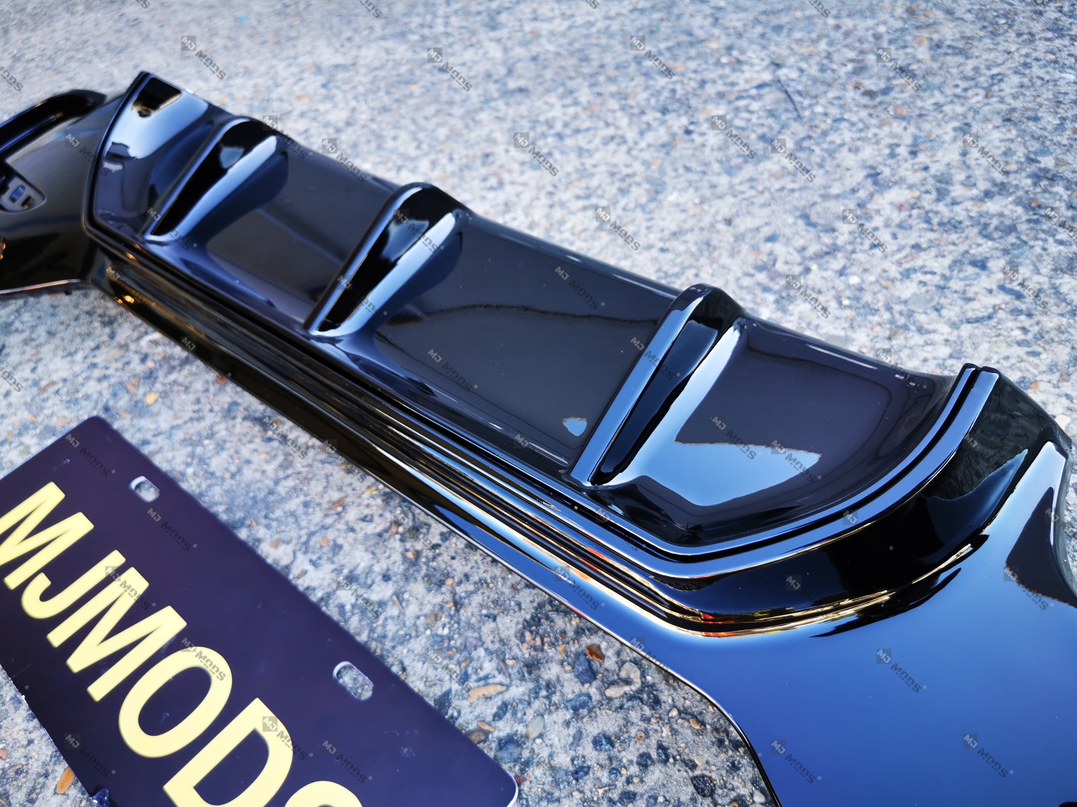 ABS Glossy Black Rear Bumper Diffuser for BMW 1 Series【F20 M140/M135 ...