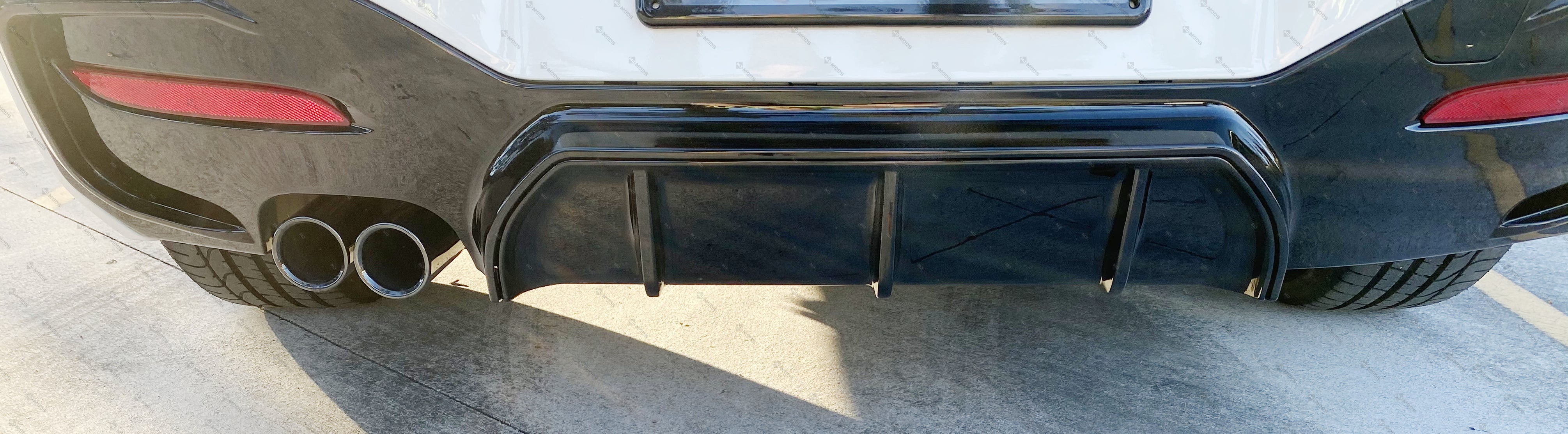 ABS Glossy Black Rear Bumper Diffuser for BMW 1 Series【F20 M140/M135 ...