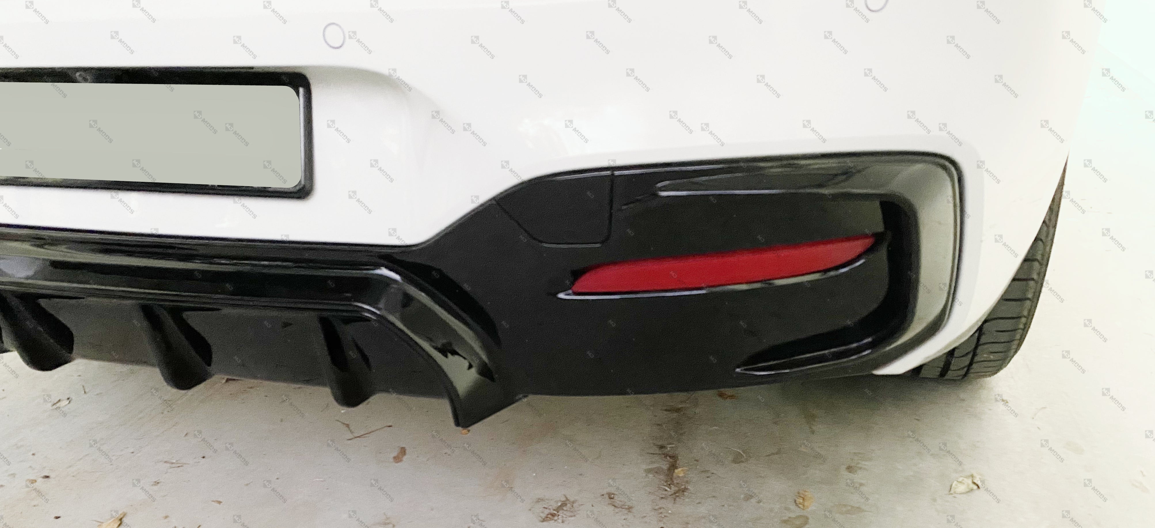 ABS Glossy Black Rear Bumper Diffuser for BMW 1 Series【F20 M140/M135 ...