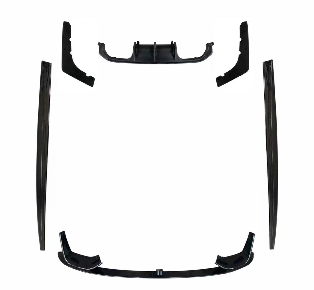 Gloss Black Full Body Kit for BMW【F80 M3 & F82 F83 M4】【MP Front Lip, V ...