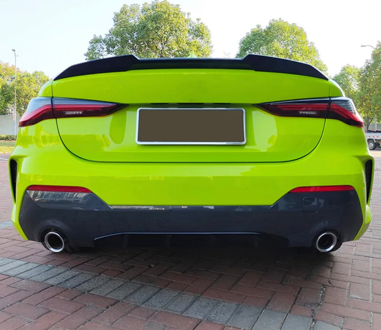PSM Style Gloss Black Rear Boot Lip Spoiler for BMW 4 Series【G22 Coupe ...
